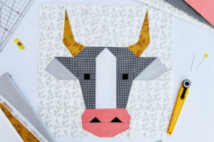 Cow Quilt Block Patterns - Quilt Backing Calculator
