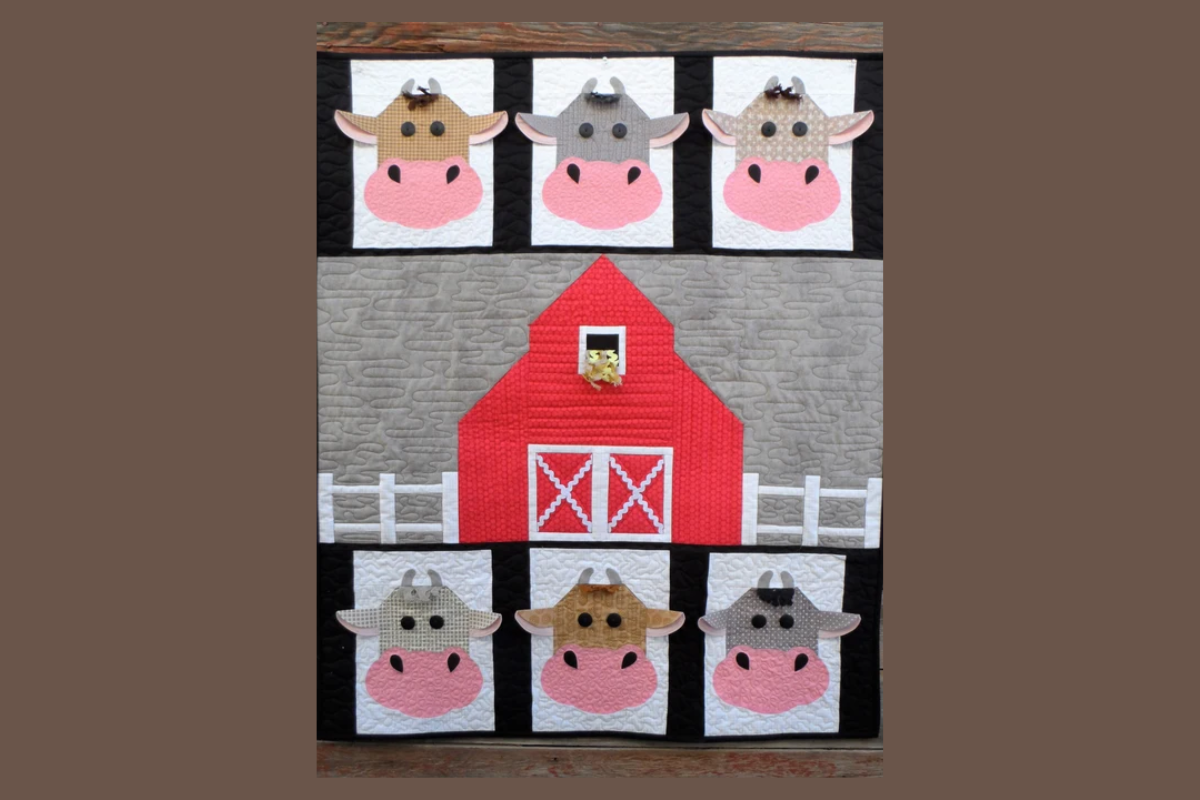 Cow Quilt Block Patterns - Quilt Backing Calculator