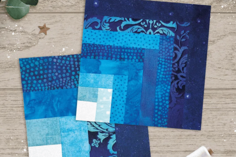 Log Cabin Quilt Block Patterns - Quilt Backing Calculator