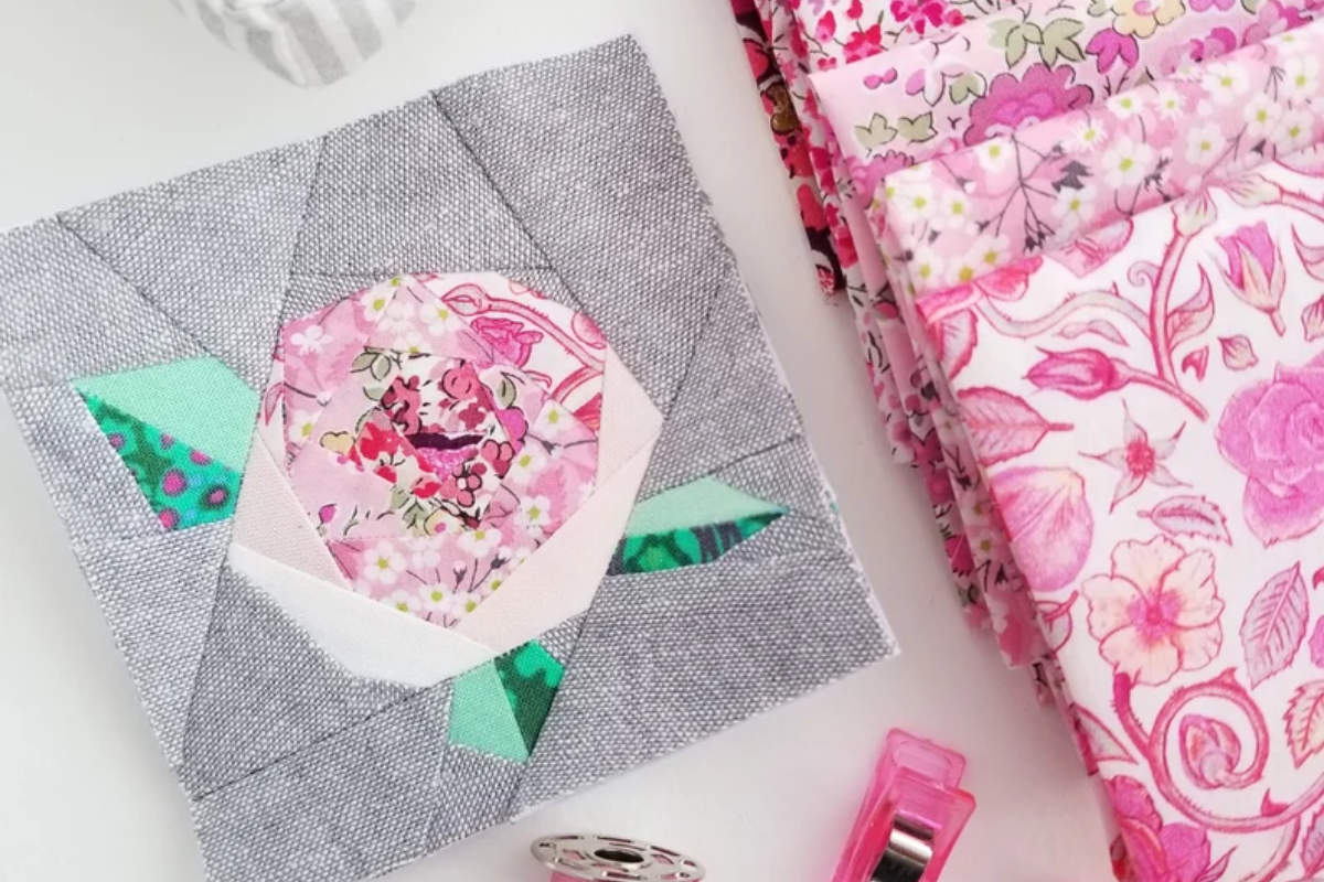Flower Paper Piecing Pattern Ideas - Quilt Backing Calculator