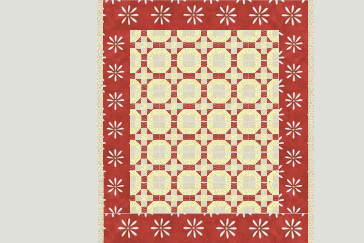 Georgia Quilt Pattern - Quilt Backing Calculator